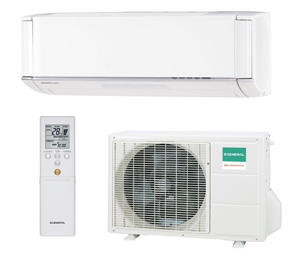 General Fujitsu ASHG09KXCA/AOHG09KXCA 9 000 BTU Hyperinverter Wall Air ...